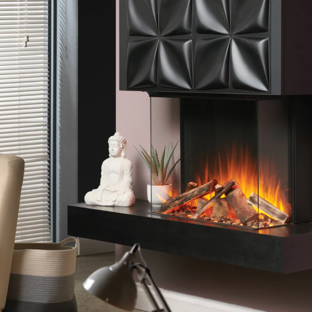 Solution LUX 75 – Compact Electric Fire| Excel Kitchne